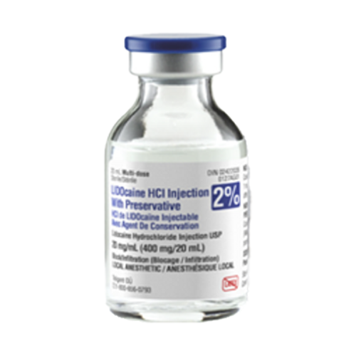 Lidocaine 2% Plain with Preservative, Multidose Vial - 20mL – MyWellCare